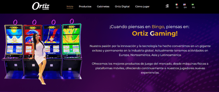 Ortiz Gaming estrena web - Sector del Juego