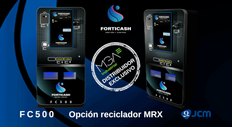 Forticash FC500 evoluciona: ahora con reciclador MRX de JCM Global - Sector del Juego